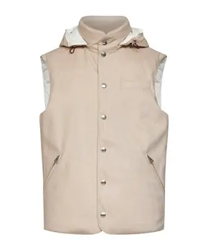 Brunello Cucinelli Sleeveless Hooded Gilet