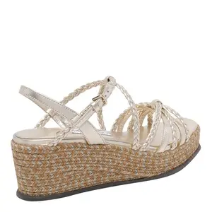 JIMMY CHOO Nyra Braided Wedge Sandals