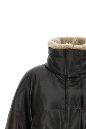 Brunello Cucinelli Quilted Leather Jacket