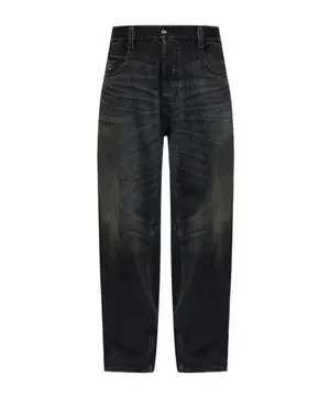 DIESEL® 1997 D-denim-m-uc Wide-leg Jeans - Black