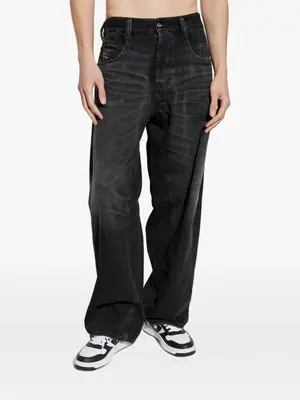 DIESEL® 1997 D-denim-m-uc Wide-leg Jeans - Black