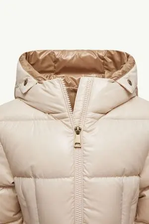 Moncler Aruna Shearling-trimmed Hooded Down Jacket