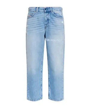 DIESEL® 1981 D-went Distressed Jeans - Light Blue