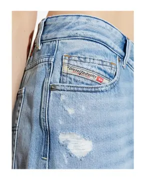 DIESEL® 1981 D-went Distressed Jeans - Light Blue