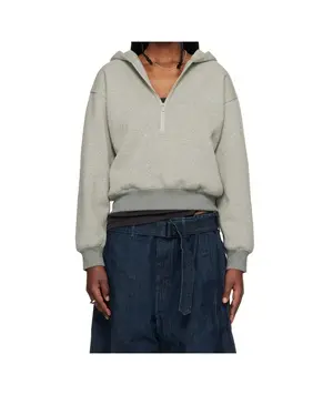 Fear Of God Half-zip Hoodie - Grey