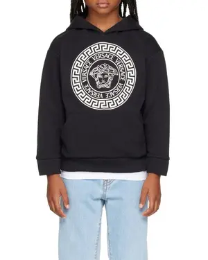 Versace Medusa Print Cotton Hoodie