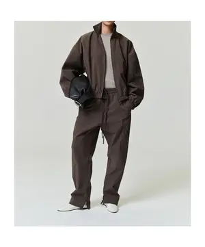 Fear Of God Active Trace Track Pants With Reflective Logo - Brown