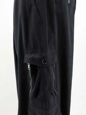 Dolce & Gabbana Faille Wide Leg Cargo Trousers