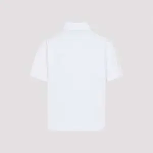 Moncler Short Sleeves Polo - White