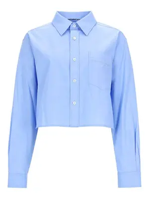Alexander Wang Cropped Logo Shirt