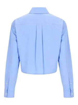 Alexander Wang Cropped Logo Shirt