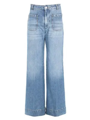 Victoria Beckham Alina Jeans - Blue