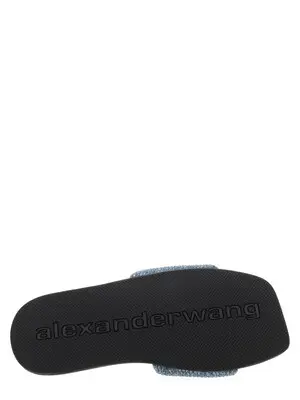 Alexander Wang Sandalo" Slide Sandals In Denim