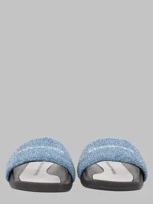 Alexander Wang Sandalo" Slide Sandals In Denim