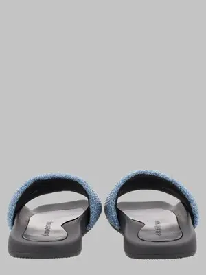 Alexander Wang Sandalo" Slide Sandals In Denim