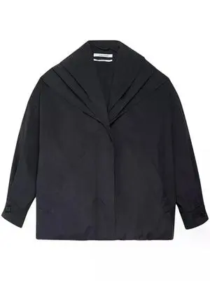 Another Tomorrow Water-repellent Hooded Cocoon Jacket