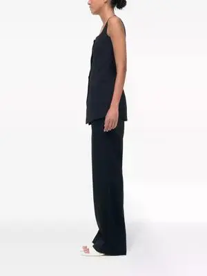 Another Tomorrow Square Neck Sleeveless Top