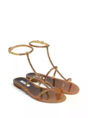 Menghi Crystal-embellished Ankle-strap Sandals