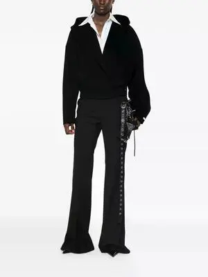Sportmax Idoneo Hooded Drop-shoulder Jacket