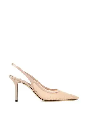 JIMMY CHOO Love Mesh Slingback Pumps
