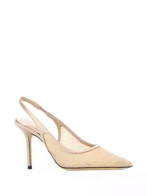 JIMMY CHOO Love Mesh Slingback Pumps