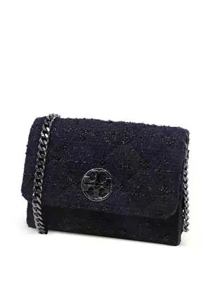 Tory Burch Quilted Tweed Shoulder Bag