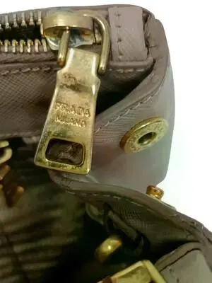 Prada Galleria Double-zip Tote Bag - Brown