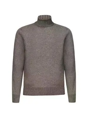 GALIANO Ribbed-knit Roll-neck Sweater