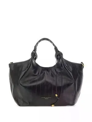 GIANNI CHIARINI Dua Leather Tote Bag - Black