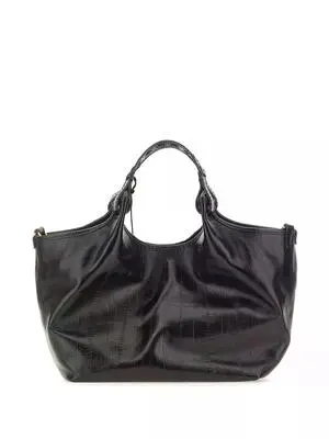 GIANNI CHIARINI Dua Leather Tote Bag - Black