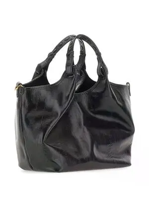 GIANNI CHIARINI Dua Leather Tote Bag - Black