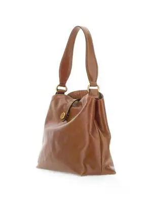 GIANNI CHIARINI Fiona Leather Shoulder Bag