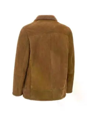 VOLFAGLI FIRENZE Double-breasted Merinillo Shearling Jacket