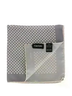 TOM FORD Polka-dot Silk Pocket Square