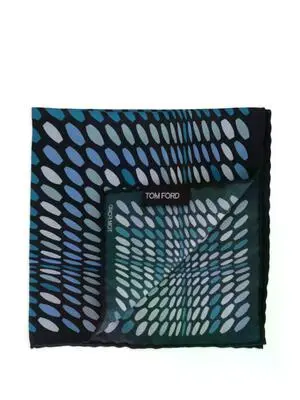 TOM FORD Geometric-print Pocket Square