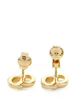 Dior Tone Cd Logo Clip-on Earrings