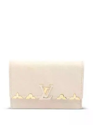 LOUIS VUITTON 2021 Capucines Trifold Wallet - Neutrals