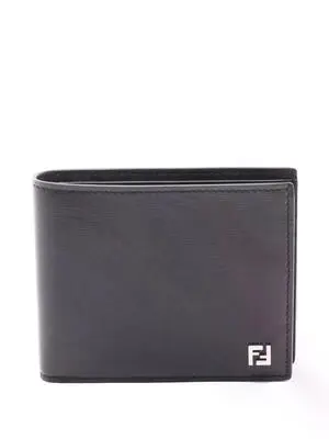 Fendi 2020s Ff Squared Bi-fold Wallet - Black