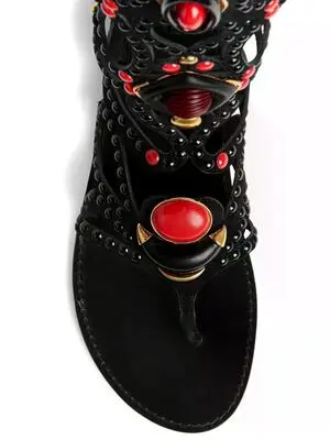 Emilio Pucci Embellished Gladiator Sandals