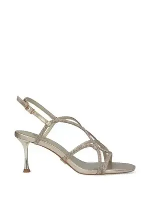 ALBANO Crystal-embellished Slingback Sandals