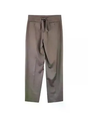 SONIA CARRASCO Contrast Stitching Straight-leg Trousers