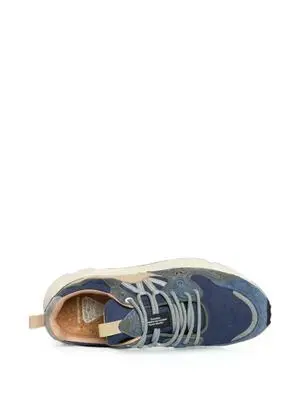 FLOWER MOUNTAIN Panelled Perforated Sneakers