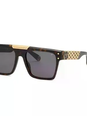 Philipp Plein Square-frame Sunglasses - Brown