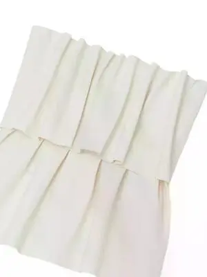 HOUSE OF DAGMAR Sculpted Tiered Strapless Top - Neutrals