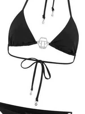Philipp Plein Hexagon Logo-plaque Bikini