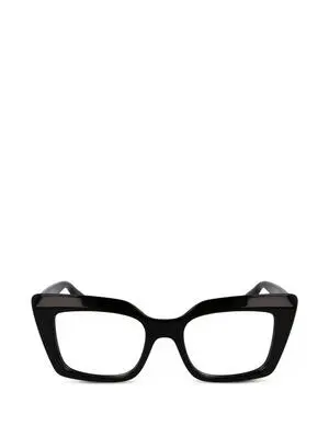 FERRAGAMO Gancini Square-frame Glasses - Black