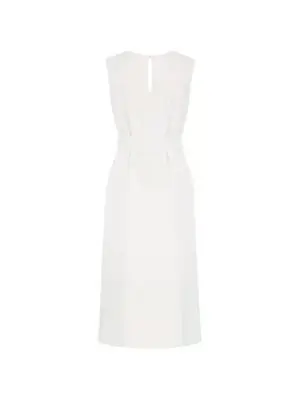 Calvin Klein V-neck Belted Dress