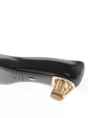 FERRAGAMO Alessya Cage-heeled Pumps