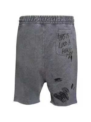 PALY Graphic Print Raw-cut Shorts