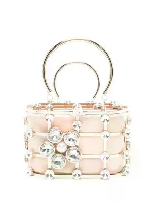 Rosantica Mini Holli Matera Crystal-embellished Tote Bag - Gold